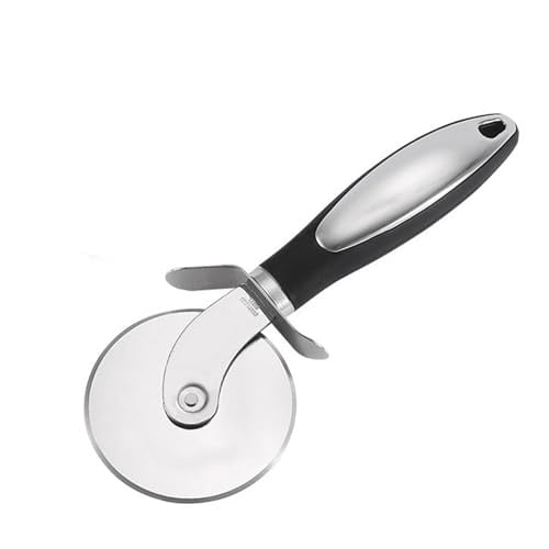 Pizza Cutter Wheel, Stainless Steel Pizza Cutter Built In Finger Guard ...