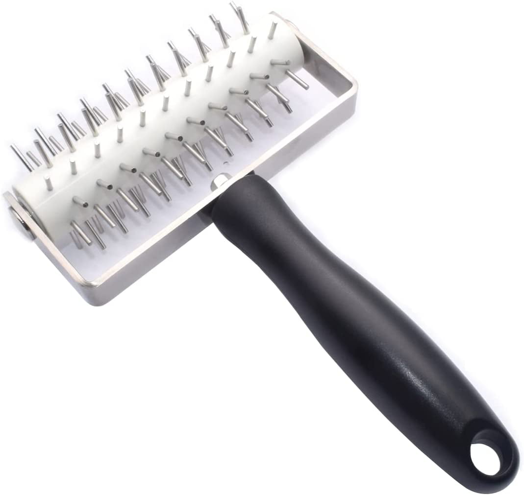 Pizza Dough Docker Roller - Professional Stainless Steel Pastry Docker ...