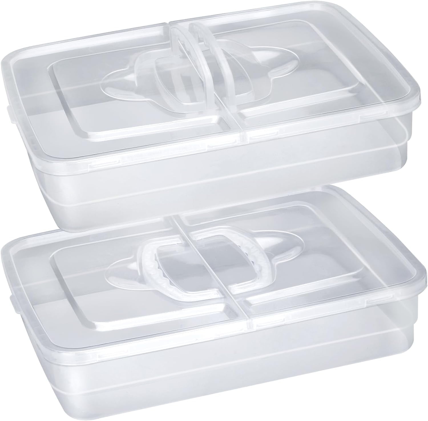 Quixal Pizza Dough Container Set, Durable Trays for Storage, Large 14 x ...