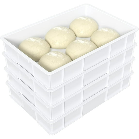Pizza Dough Proofing Box Tray, Stackable Commercial Quality Trays ...