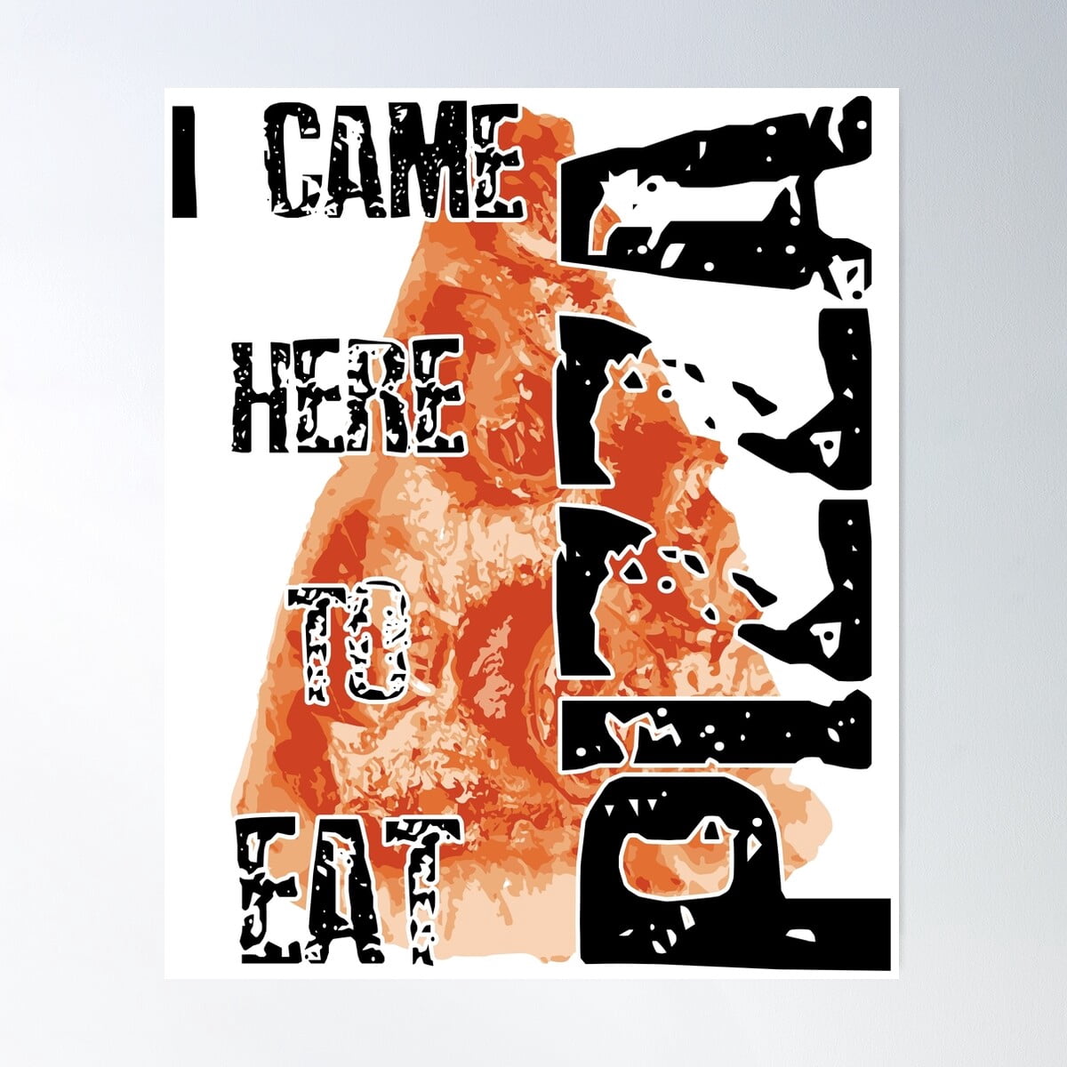 Pizza-Fast Food- Pizza Fans Poster Wall Art, Modern Wall Decor For ...