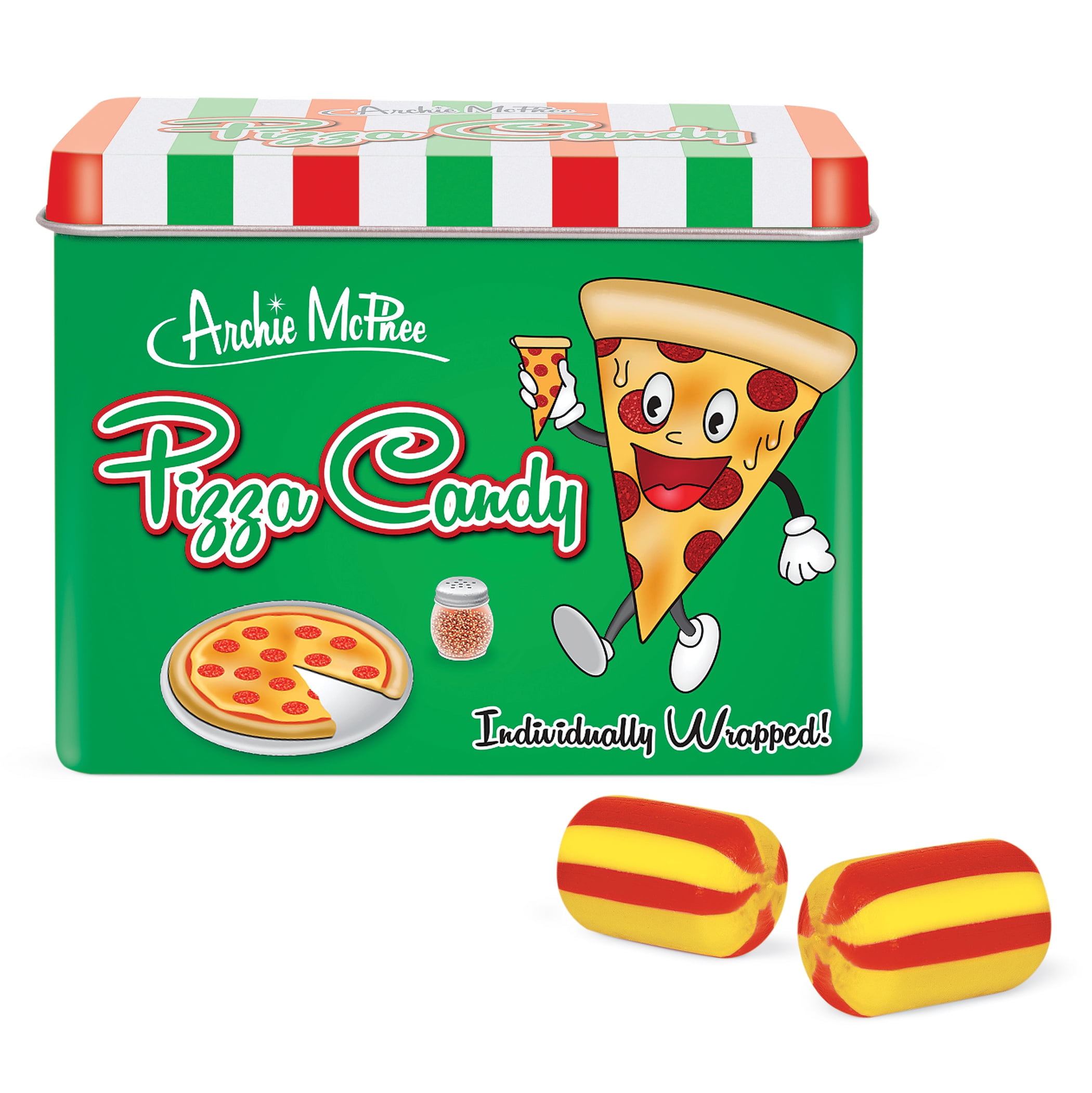 Pizza Flavored Candy in 2.5 oz Collectible Tin! - Walmart.com