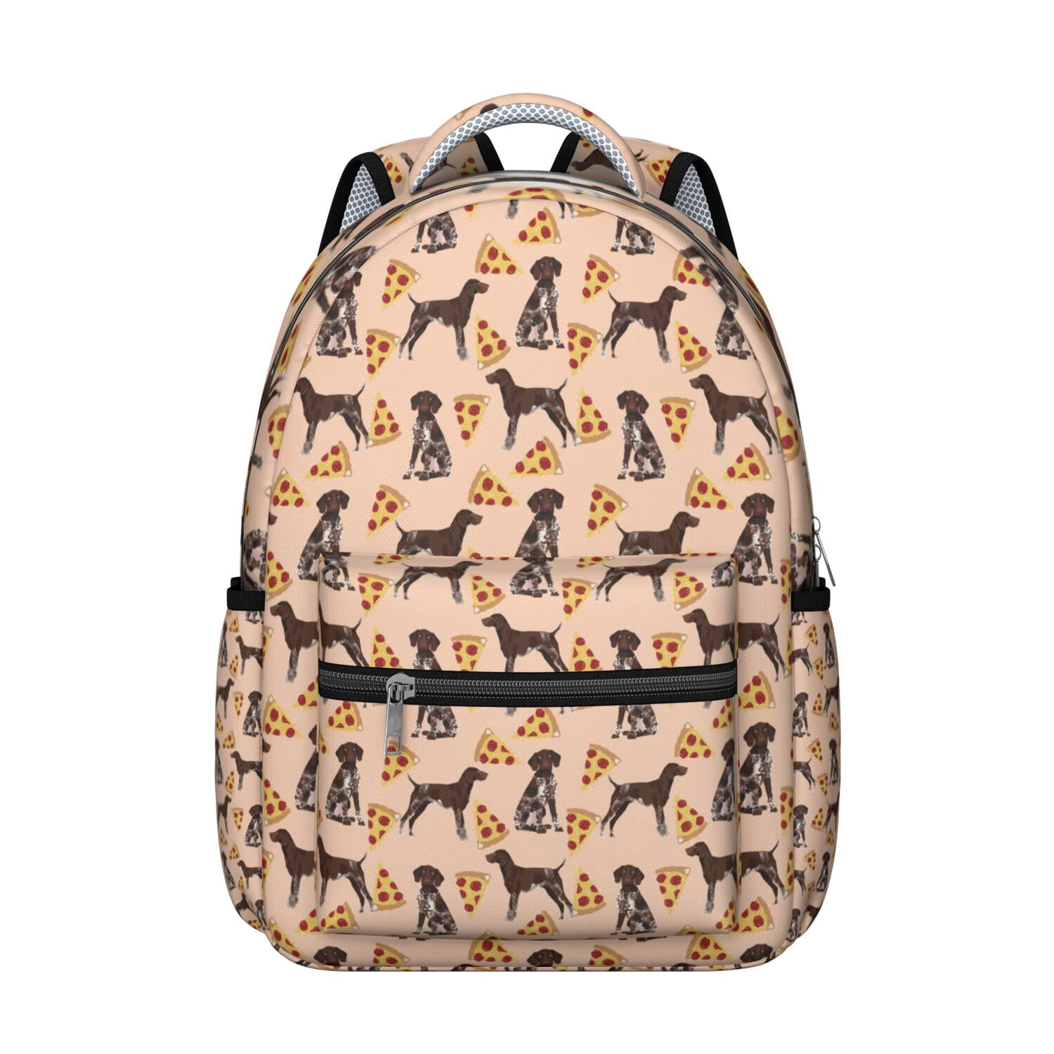 Pizza Graphic Travel Backpack - Spacious & Stylish for School & Office ...