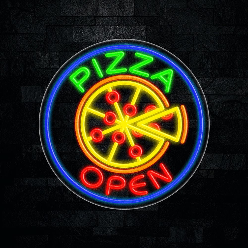 Pizza LED Neon Sign 26"L x 26"H #31162 - Walmart.com