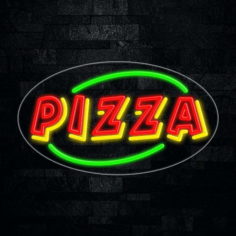 Pizza LED Neon Sign 28"L x 16"H #34468 - Walmart.com