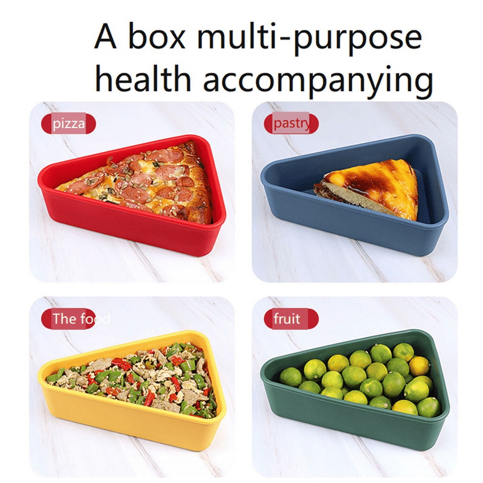 Pizza Leftover Storage Container,Pizza Organizer Box Save Space ...