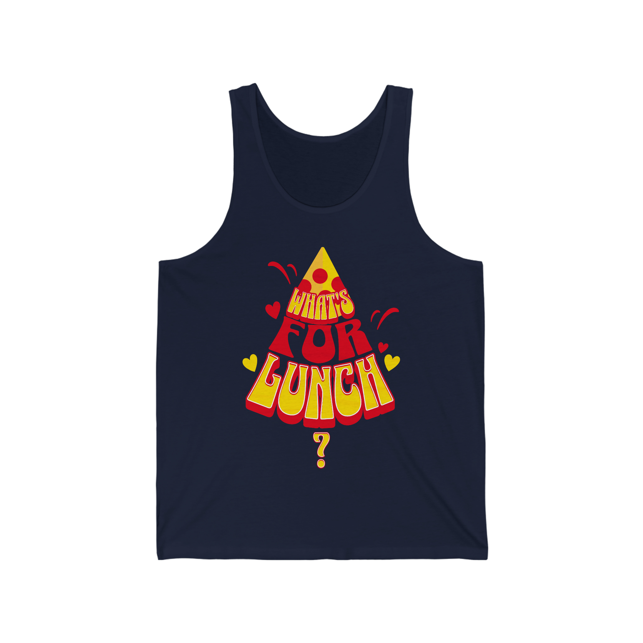 Pizza Lunch Lady Unisex Jersey Tank, What's For Lunch - Walmart.com