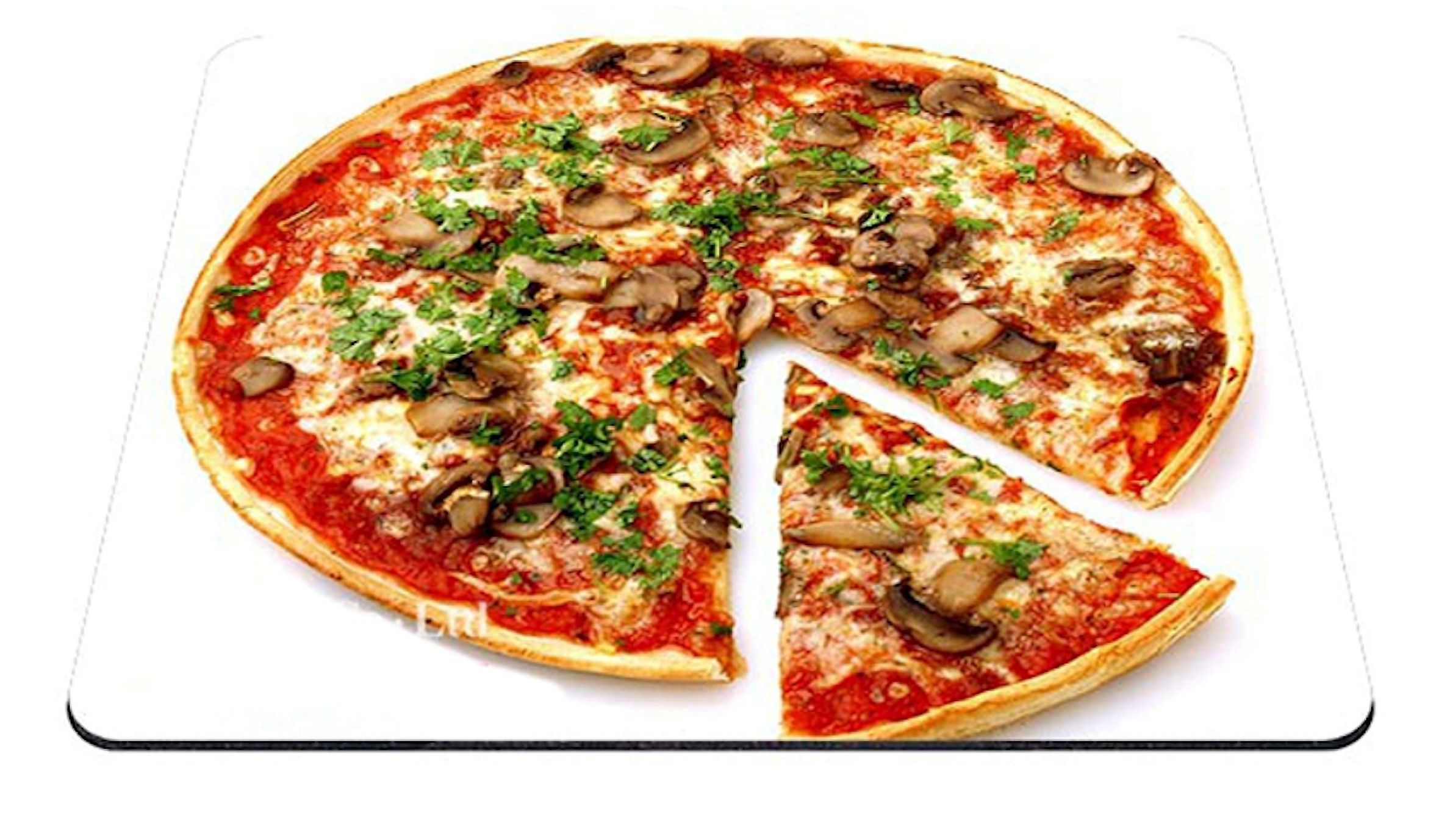 Pizza Mousepad One Loaded Pizza Lock Edge Pizza Slice ToyMP-126 ...
