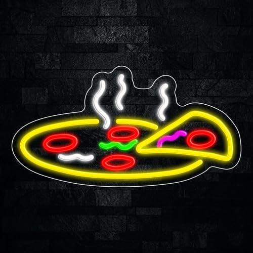 Pizza Neon LED Sign 19"L x 10"H #32627 - Walmart.com