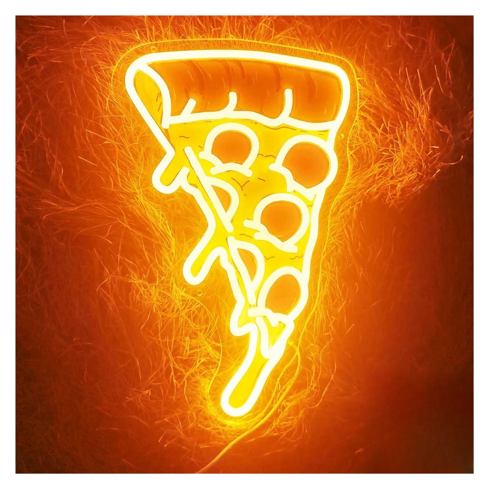 Pizza Neon Sign Artwork Business Storefront Sign Neon Light Kitchen ...