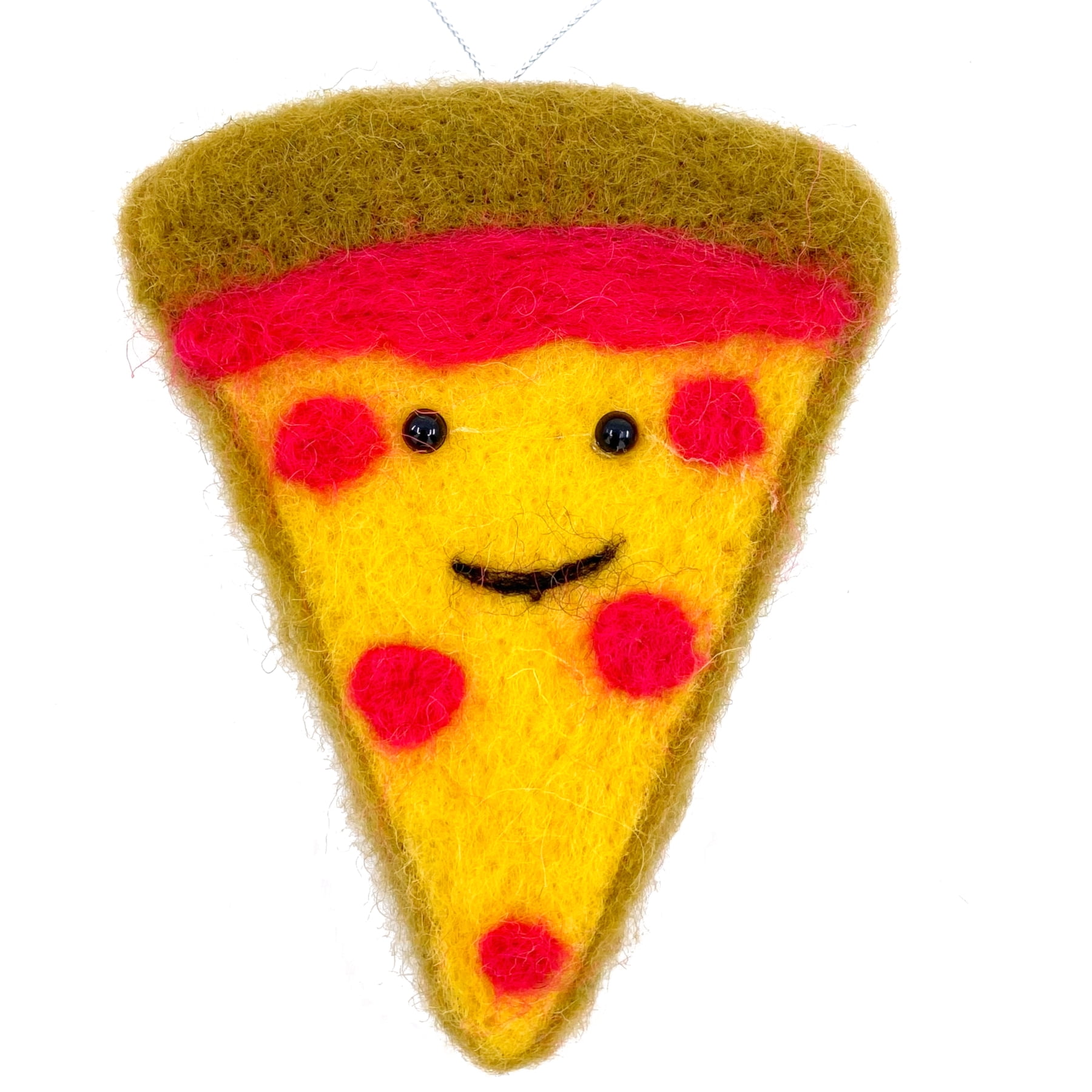 Pizza Ornament - Slice of Pepperoni Pizza Holiday Christmas Tree ...