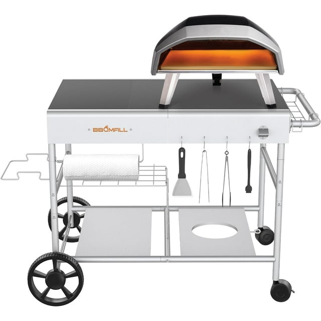 Pizza Oven Cart Table for Ooni Koda/Karu/Fyra 16 & 12,Movable 2024 ...