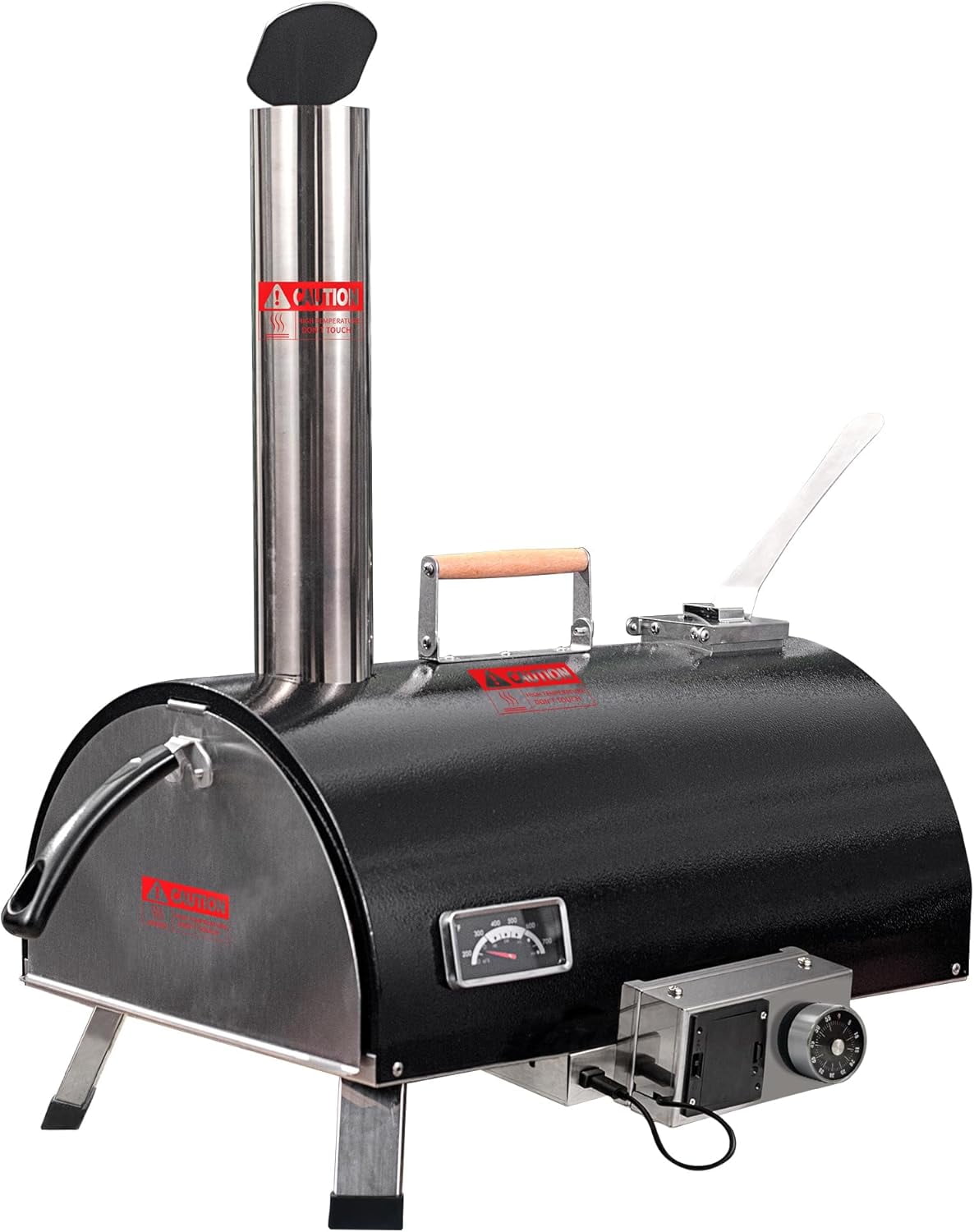 Pizza Oven Outdoor, 12inch Automatic Rotatable Pizza Ovens, Portable ...