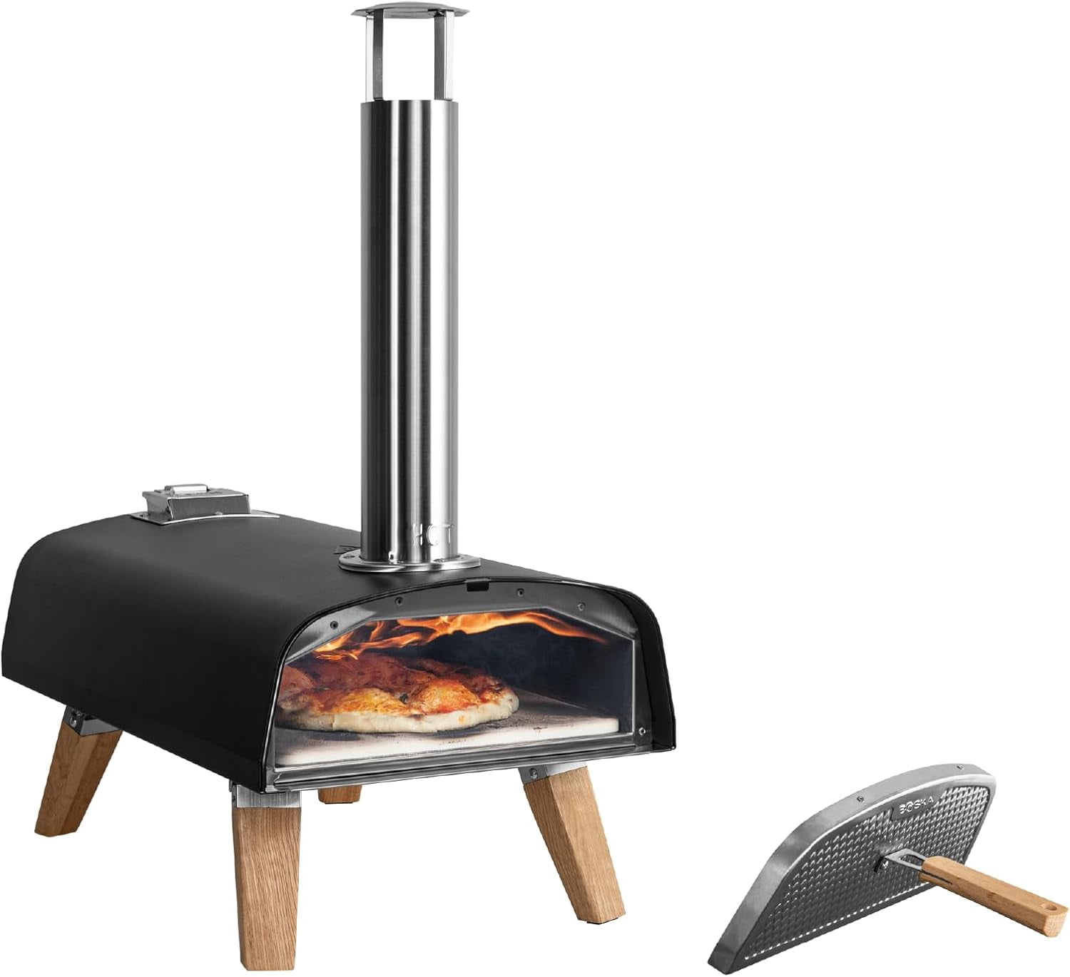 Pizza Oven Outdoor Pro Pellet - Portable Pellet Pizza Oven - Pizza in ...