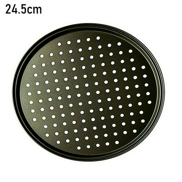 Pizza Pan Non Stick Crisper Tray Oven Baking Bakeware With Holes 245