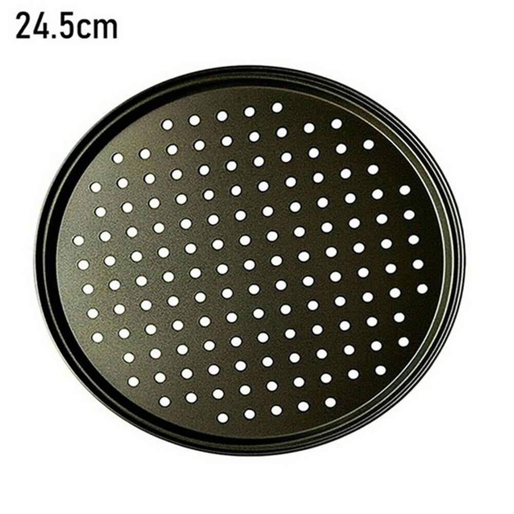 Pizza Pan Non-Stick Crisper Tray Oven Baking Bakeware with Holes 24.5 ...