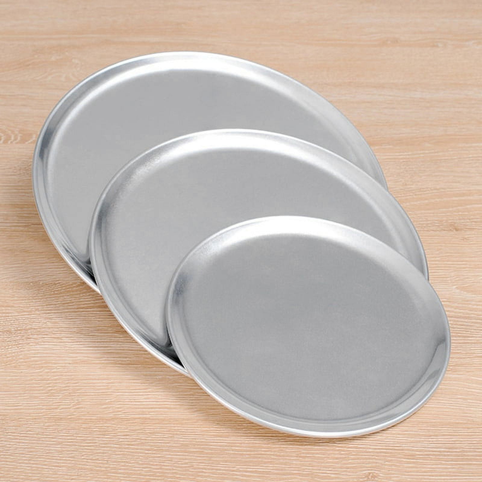 Qtmnekly Pizza Pan/Tray, Narrow Rim, Aluminum, 10 Inch aluminum ...