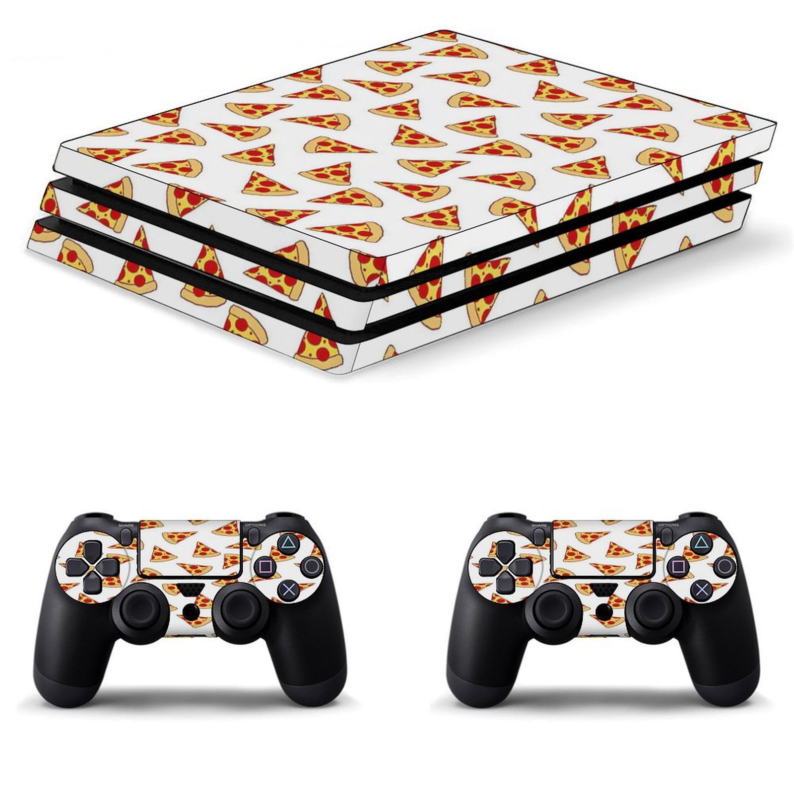 Pizza Pattern PS4/PS4 Pro/PS4 Slim Skin Sticker For Console And ...