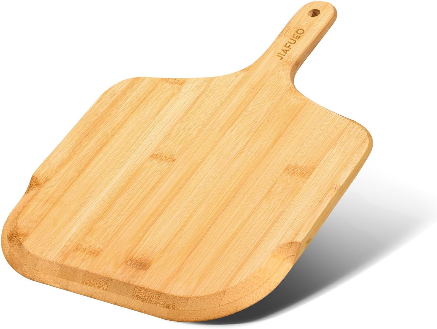 Pizza Peel 12 inch, Bamboo Pizza Board Wooden Pizza Paddle Spatula Oven ...