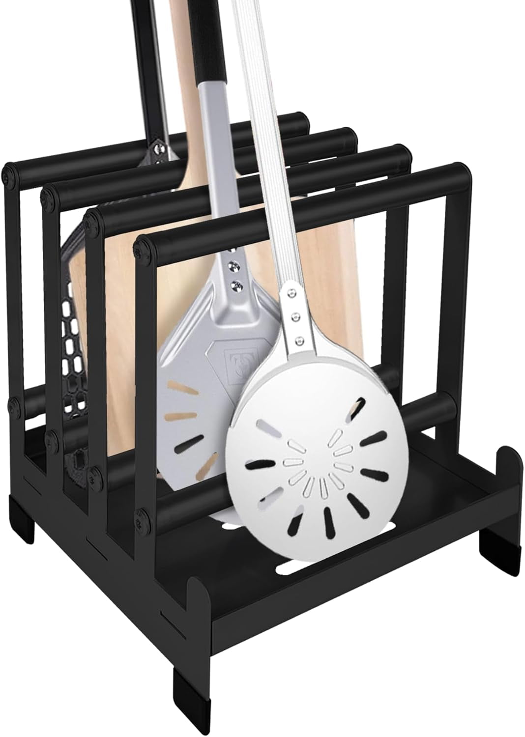 Pizza Peel Rack, Steel 4 Available Slots for Pizza Peel、Pizza Turner ...
