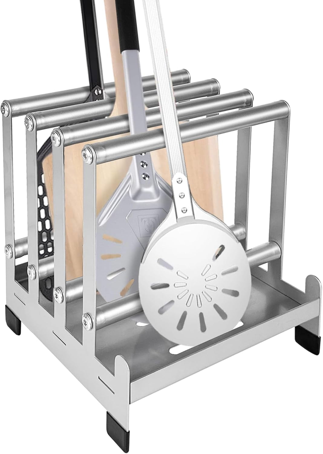 Pizza Peel Rack, Steel 4 Avaliable Slots for Pizza Peel、Pizza Turner ...