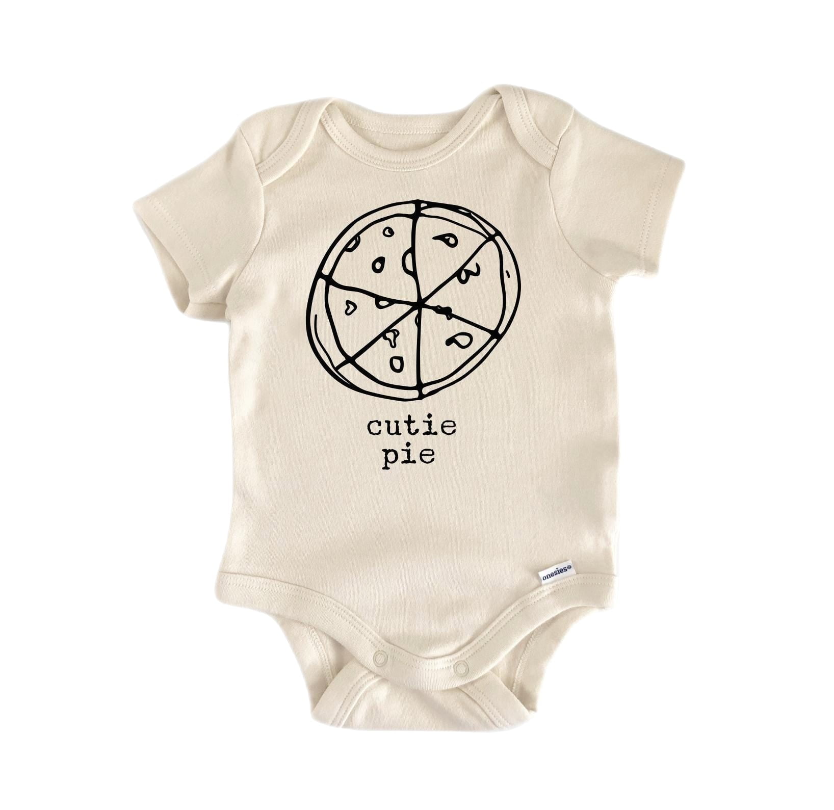 Pizza Pie Slice Italian - Baby Boy Girl Clothes Infant Bodysuit Funny Cute Newborn - Walmart.com