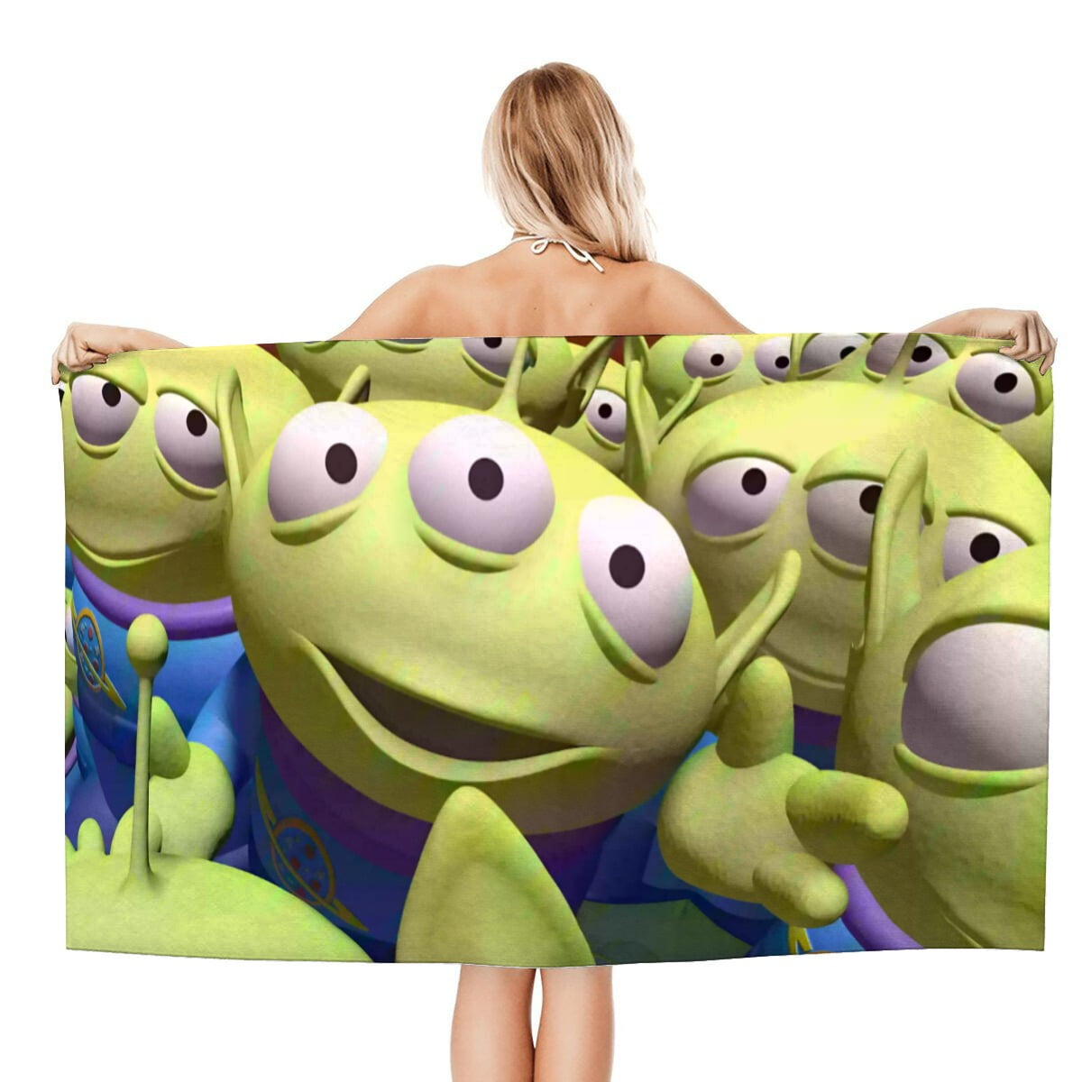 Pizza Planet Aliens-theme Gifts Quick-dry Beach Towel for Women Girl ...