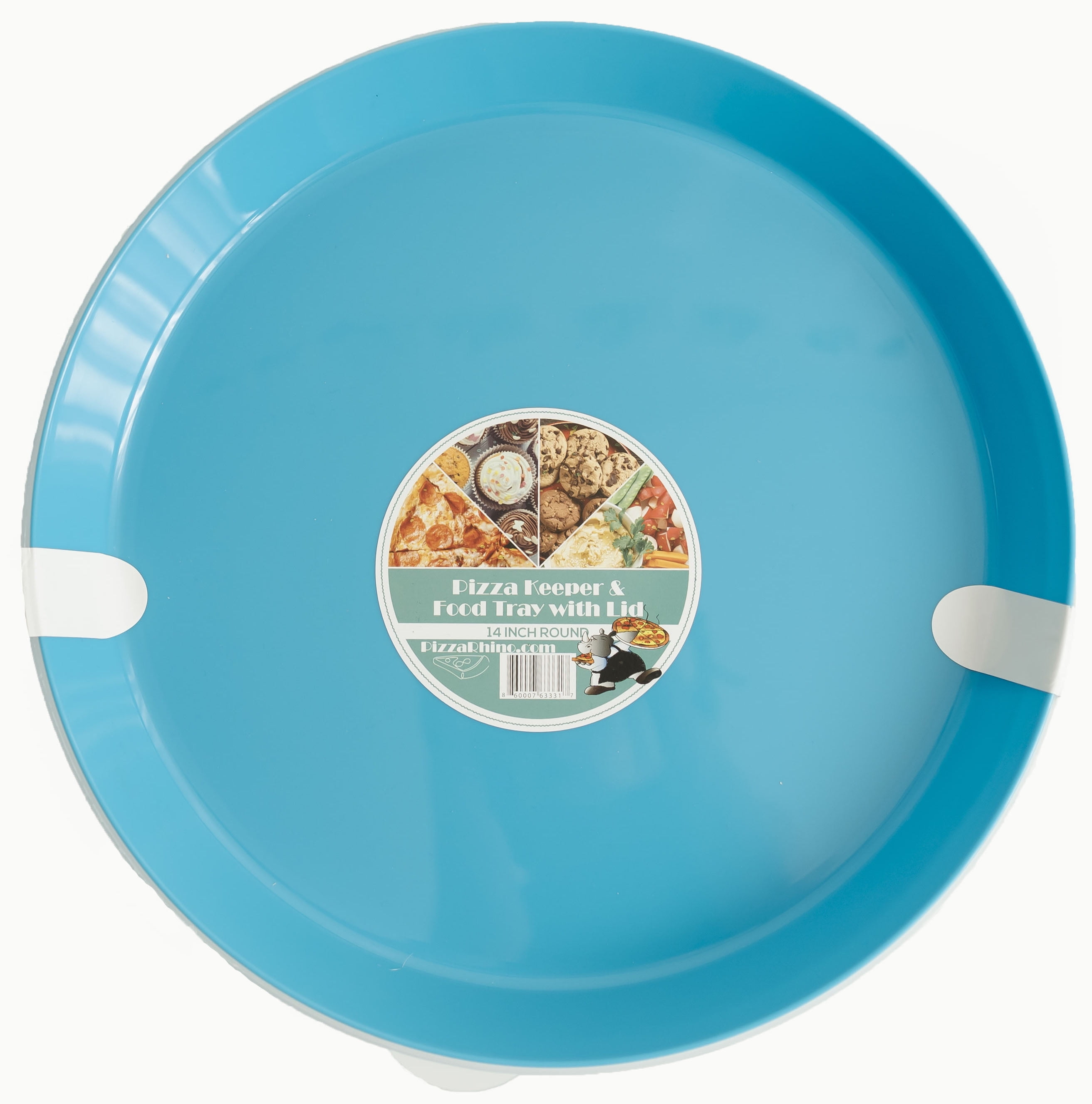 Pizza Rhino Round Pizza Keeper, Non-Stick, 14 inch (Blue) - Walmart ...