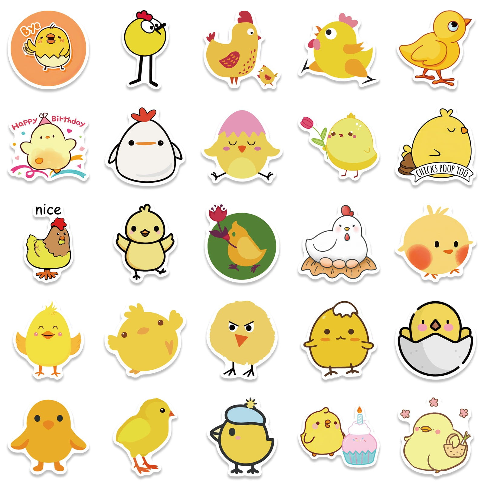 Pizza Roll Stickers Stickers 36 Sheets Christmas Stickers Party ...