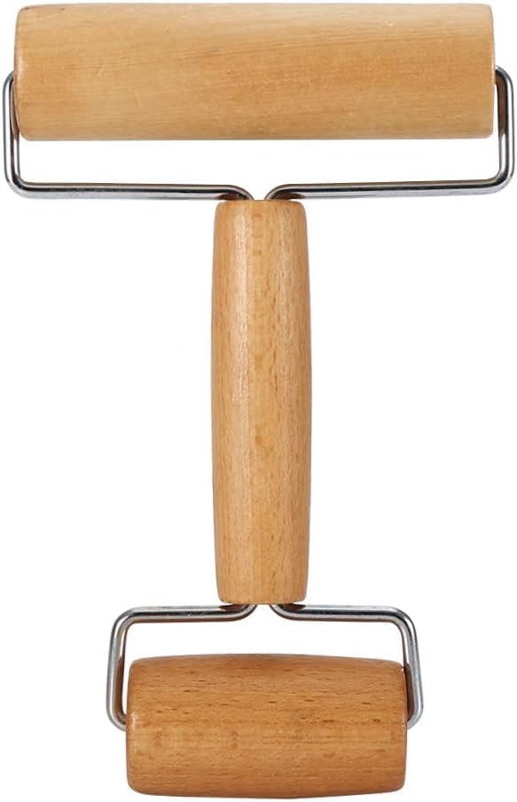 Pizza Rolling Pin, Small Rolling Pin, Non-Stick Wooden Dough Roller for ...