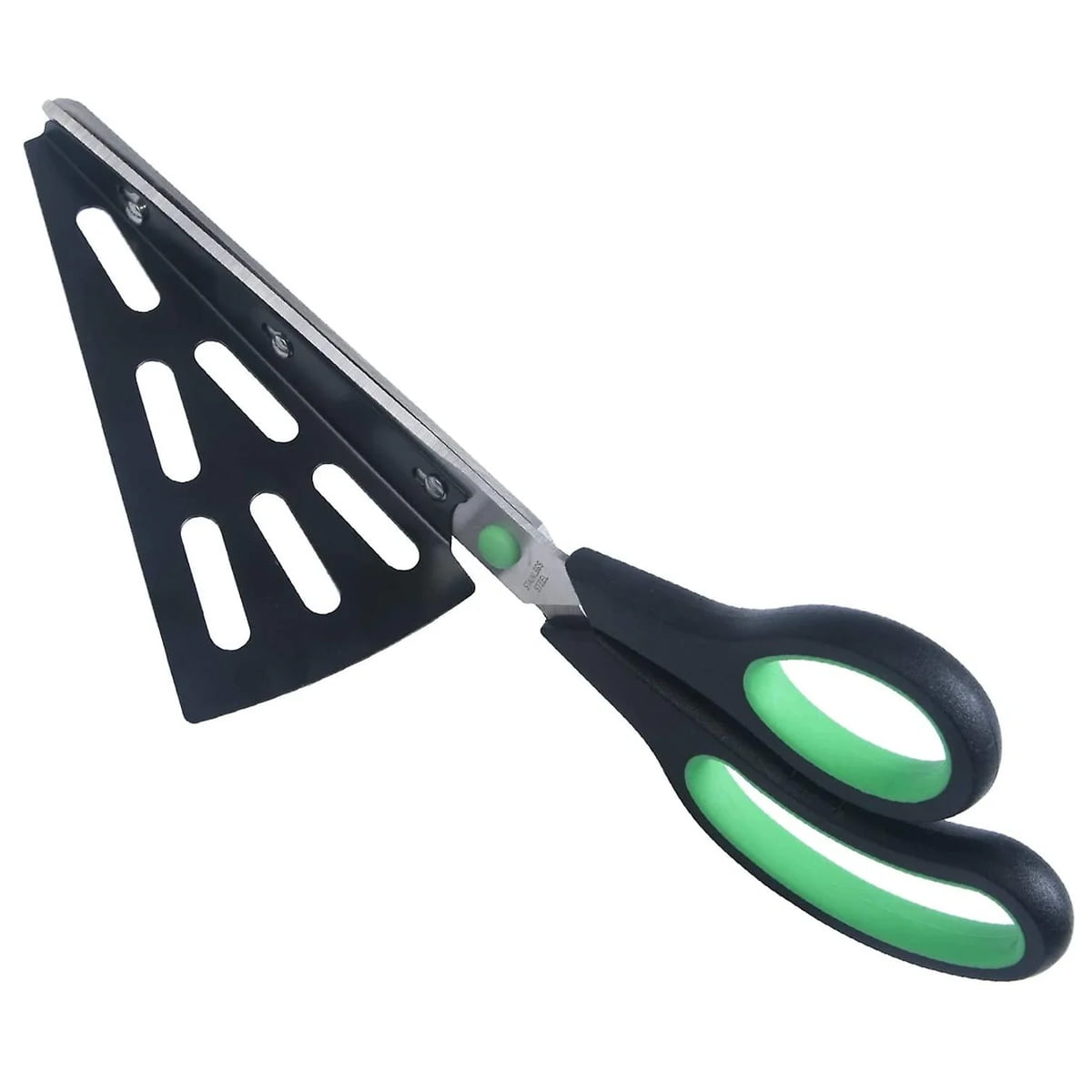 Pizza Scissors Cutter with Built-In Serving Spatula, 2-In-1 Multi-Use ...