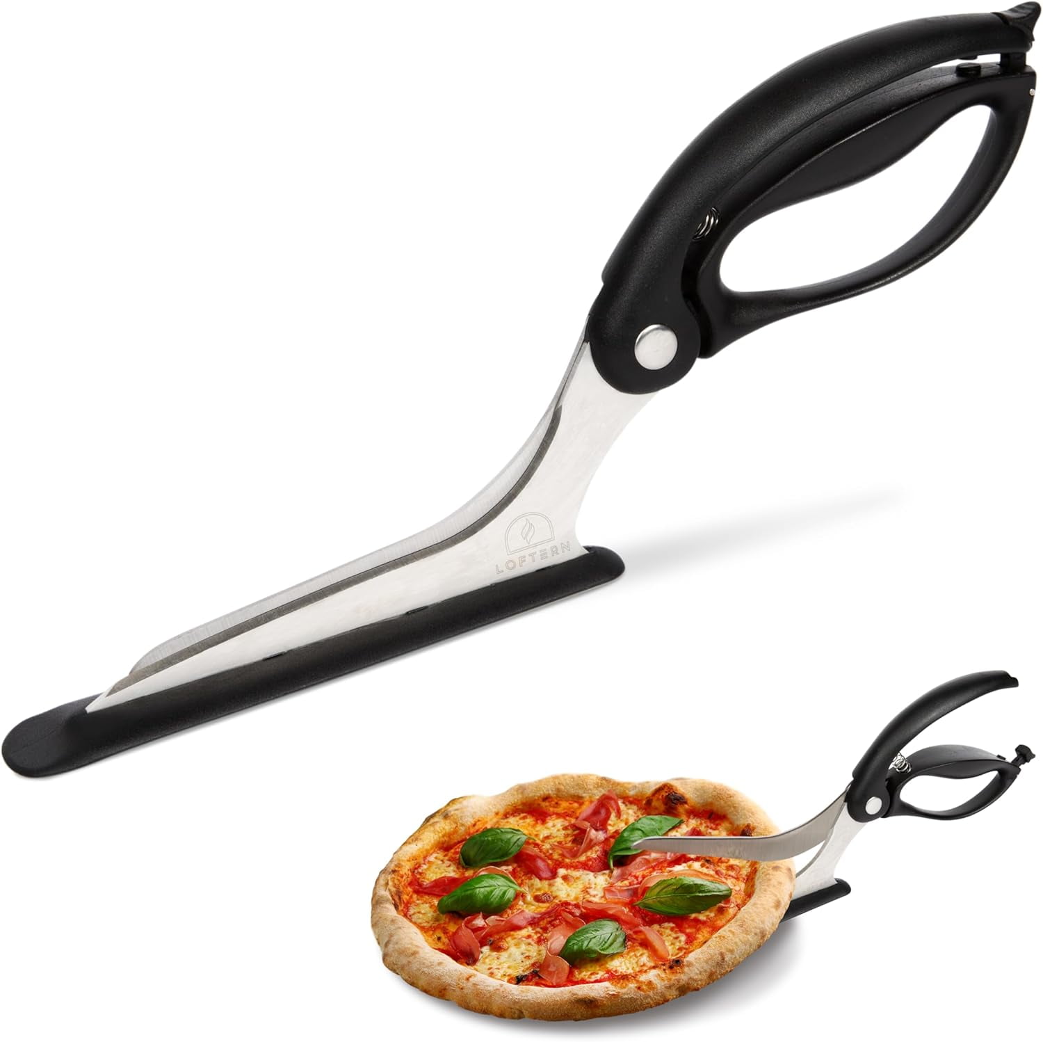 Pizza Scissors - Non-Stick with Firm Grip Base Food Grade Stainless ...