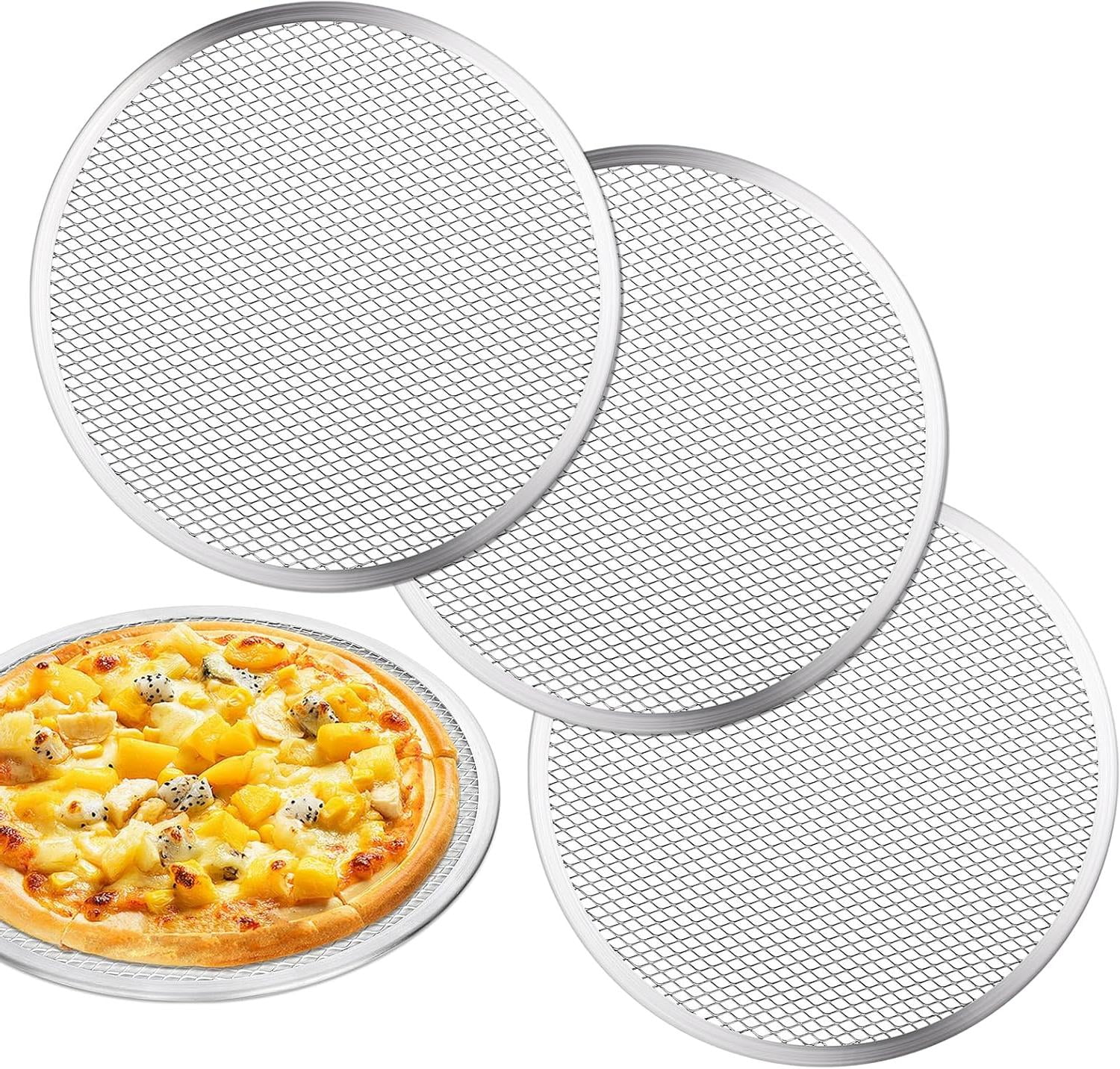 Pizza Screen, 12 Inch Pizza Pan for Oven, Nonstick Pizza Tray for Oven ...