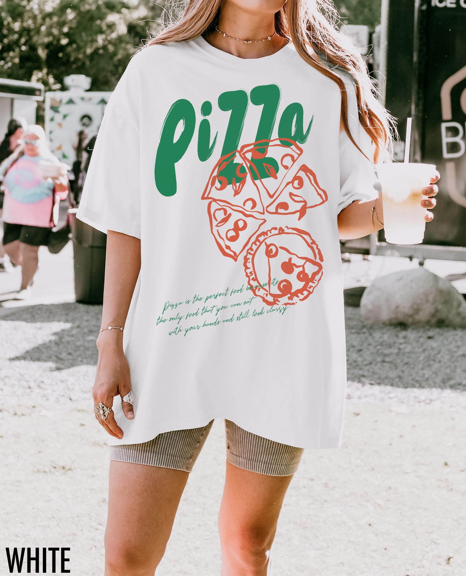 Pizza Shirt, Retro Pizza Tshirt, Aesthetic, Pizza Lover T Shirt, Foodie ...