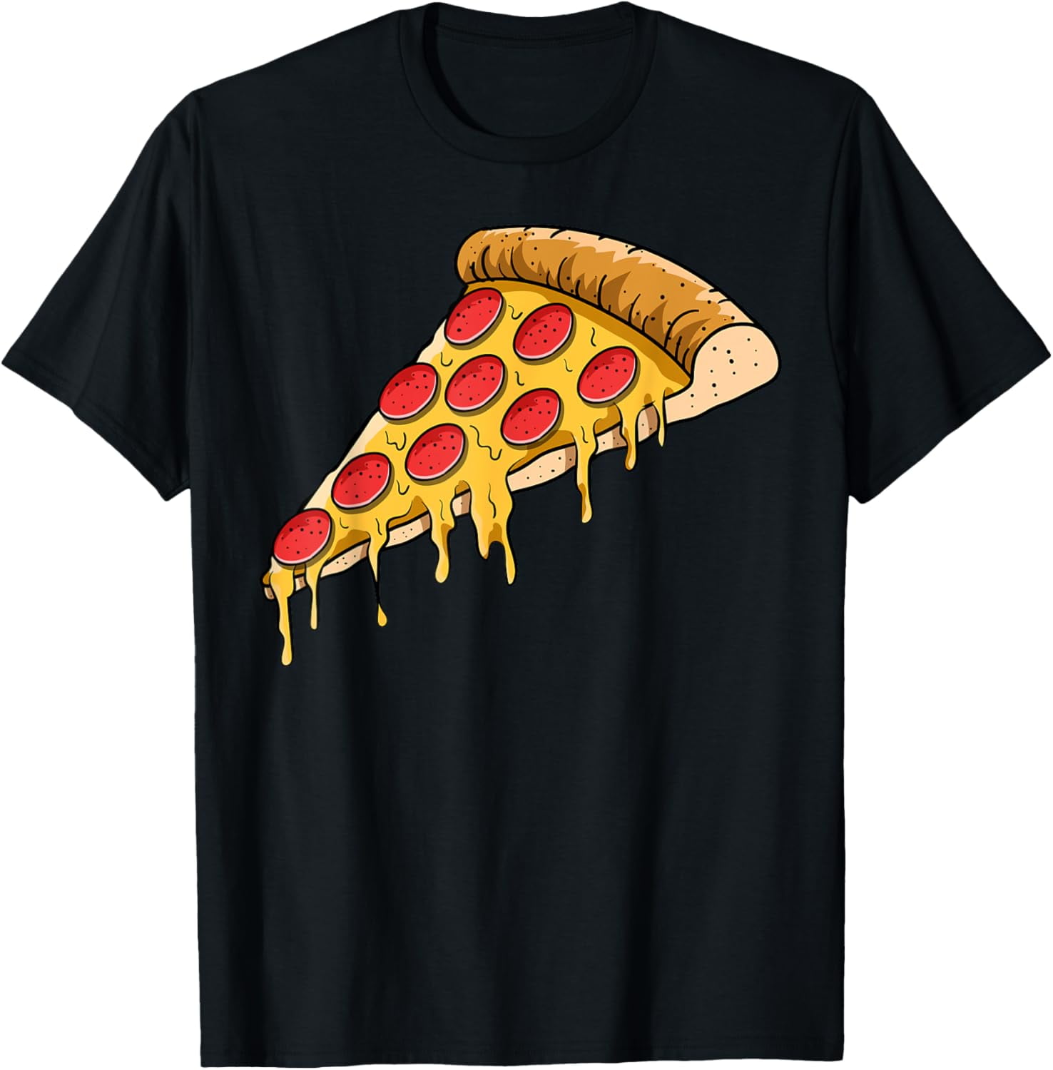Pizza Slice Crust Neapolitan Deep-Dish Pizzeria Pizzaiolo T-Shirt ...