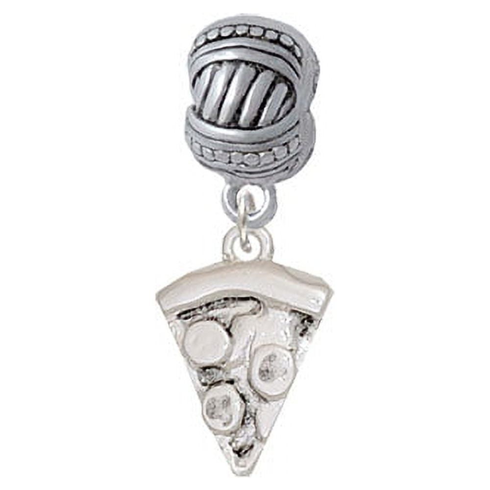 Pizza Slice - Large Rope with Cross Beads Charm Bead - Walmart.com