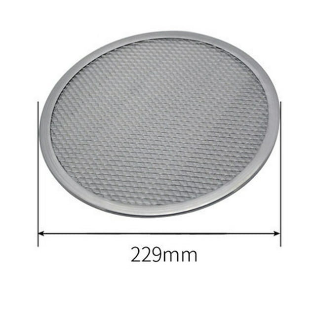 Pizza Stone Non-Stick Aluminum Mesh Pizza Screen Pasta Baking Tray Net ...