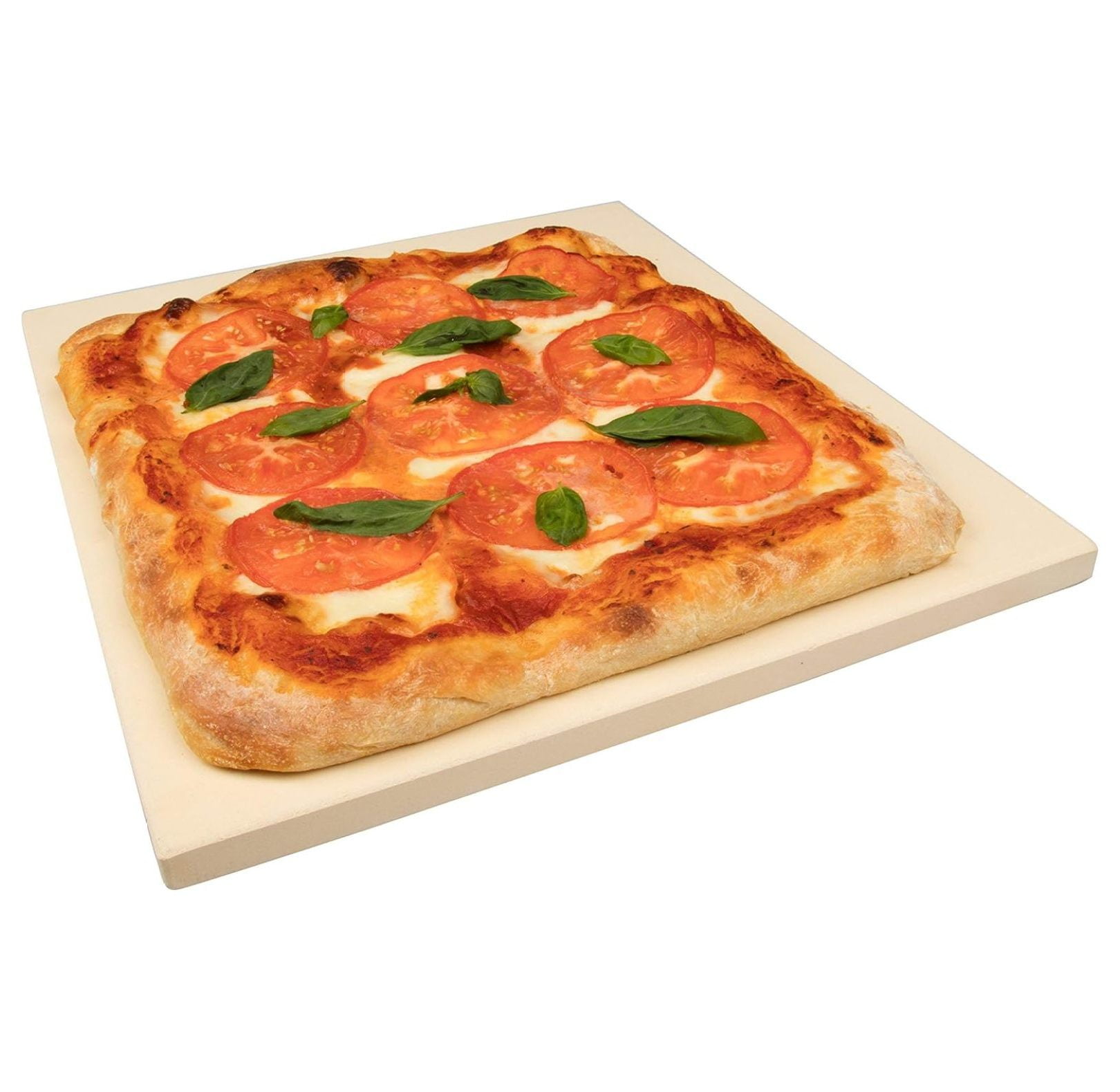 Pizza Stone for Oven, Grill & BBQ - 16x14" Rectangular Cordierite ...