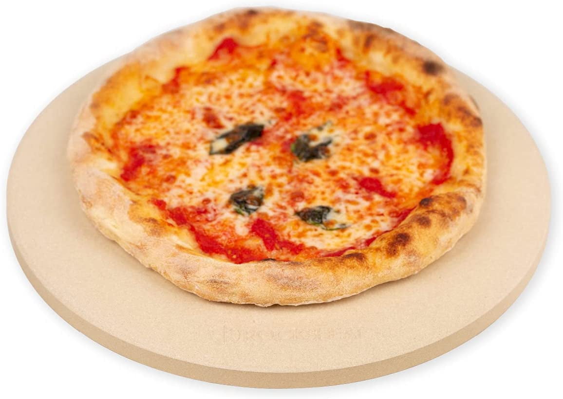 Pizza Stone Round, 12 Inch Cordierite Pizza Stone for Grill and Oven ...