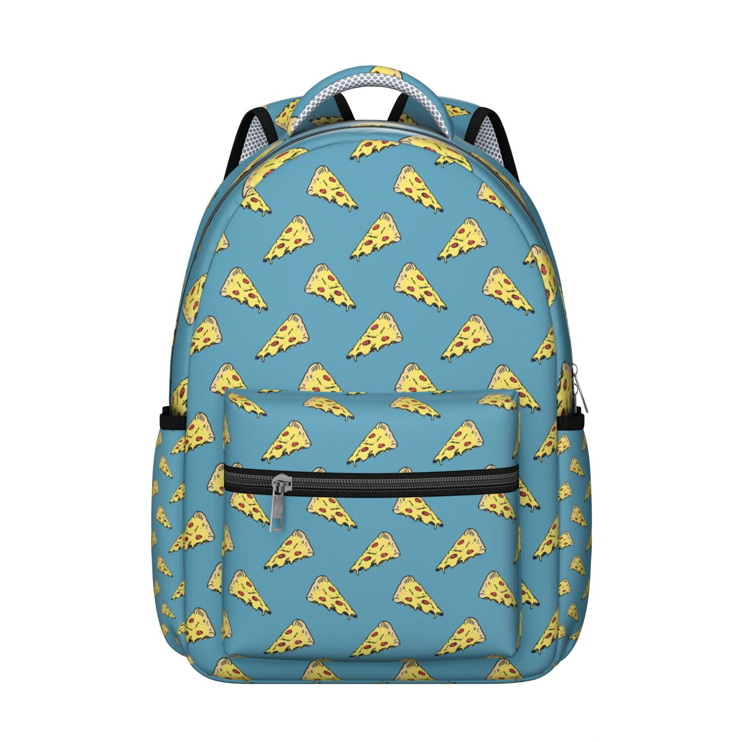 Pizza Style Laptop Bag - Durable & Roomy Backpack for High School ...