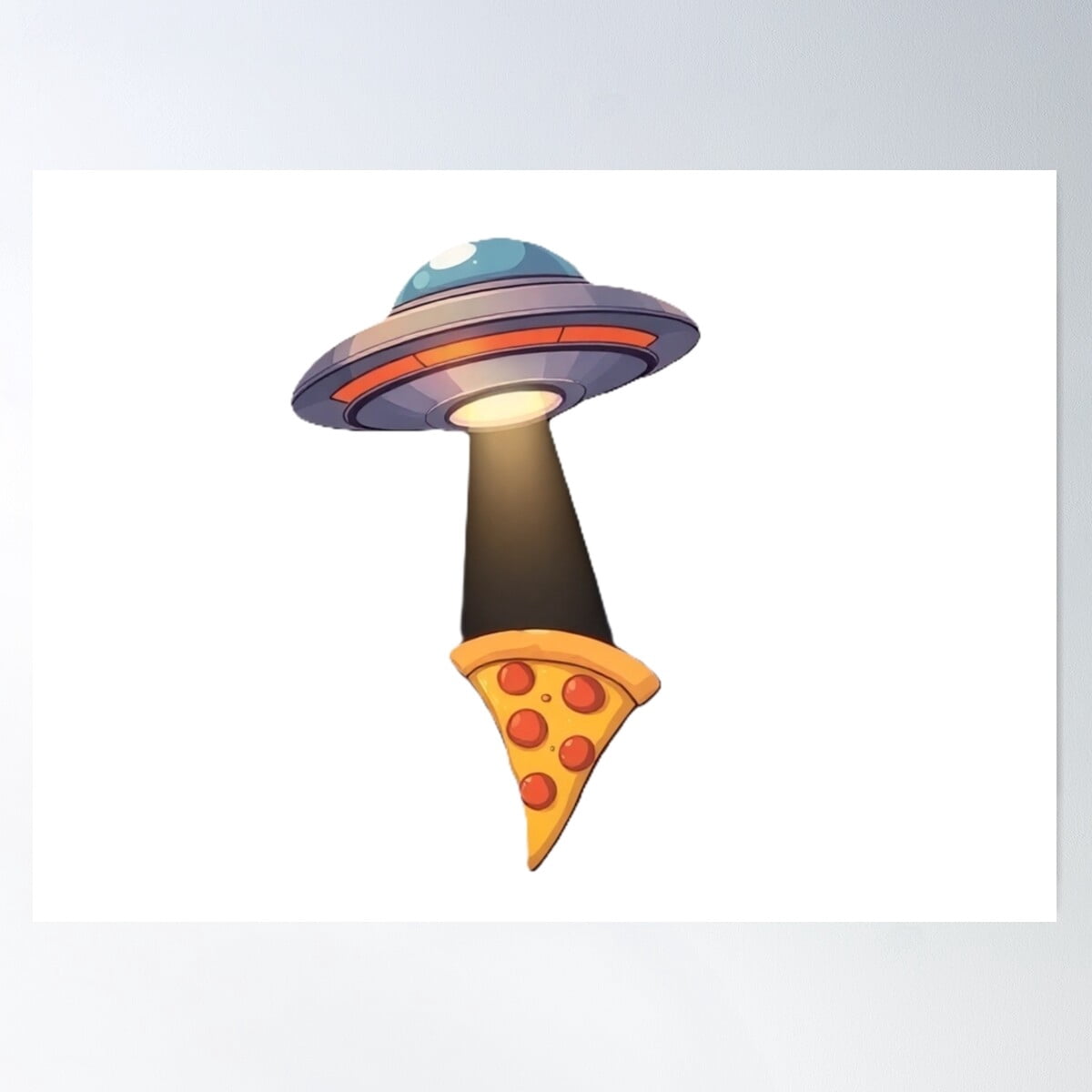 Pizza Thief Poster Wall Art, Modern Wall Decor For Living Room Bedroom ...