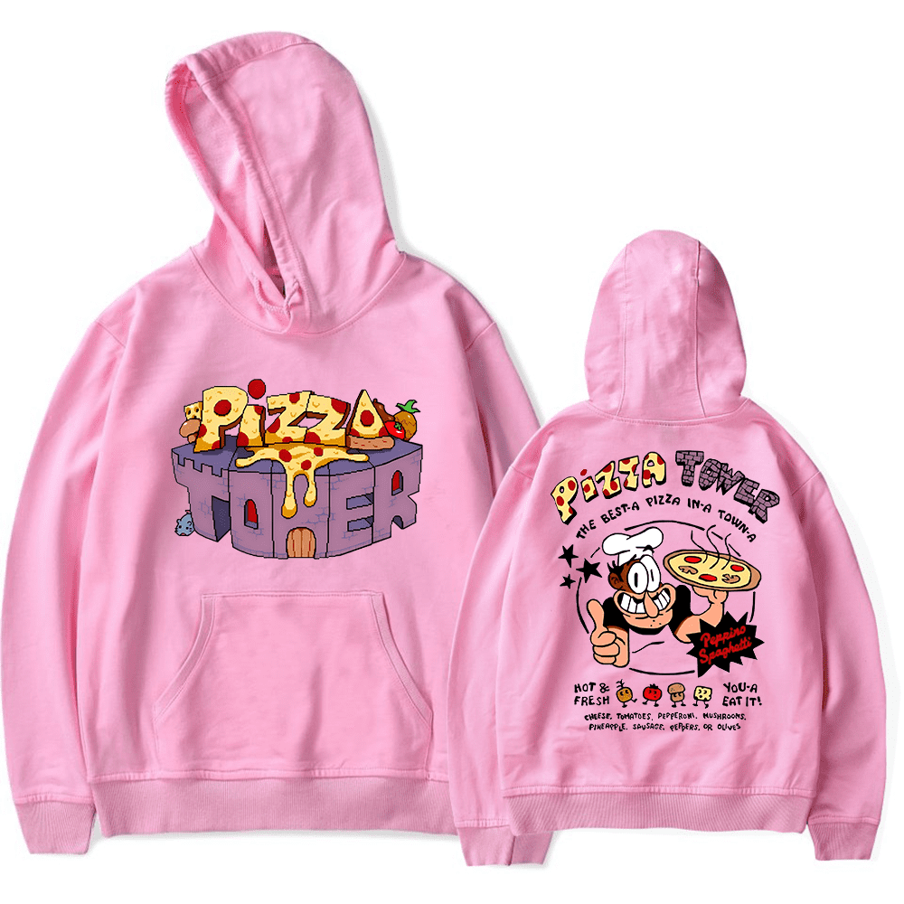 Pizza Tower Merch Hoodies Men Women New Print Casual Fashion Streetwear ...