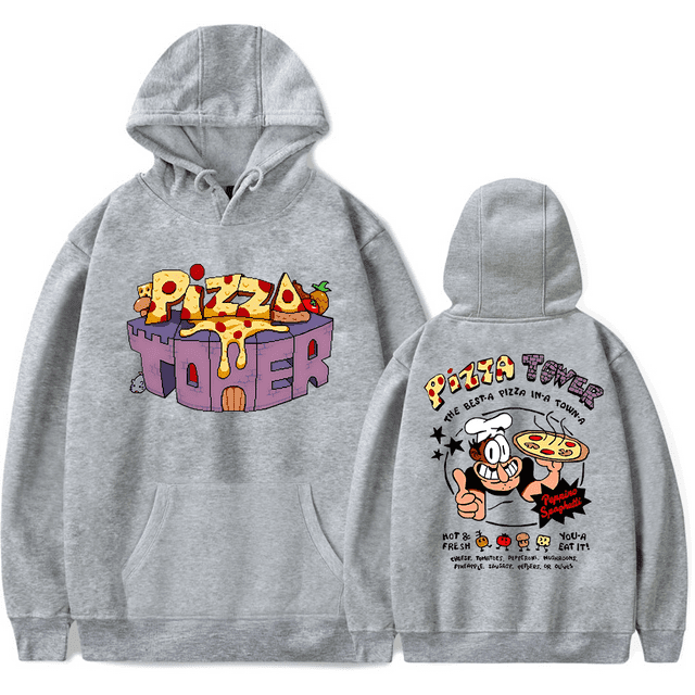 Pizza Tower Merch Hoodies Men Women New Print Casual Fashion Streetwear ...