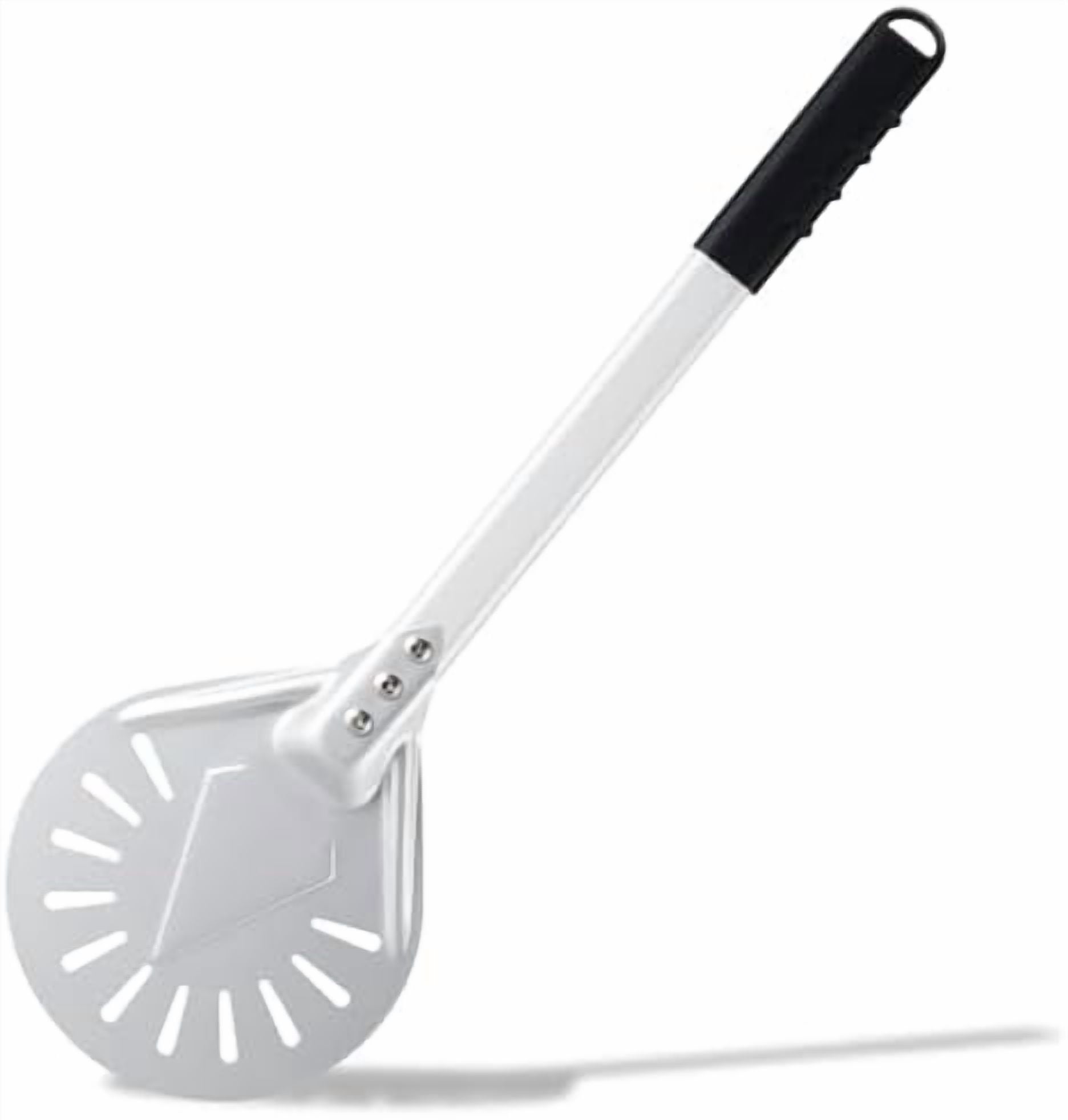 Pizza Turning Peel 7 Inch Round Anodized Aluminum Perforated Pizza Peel ...