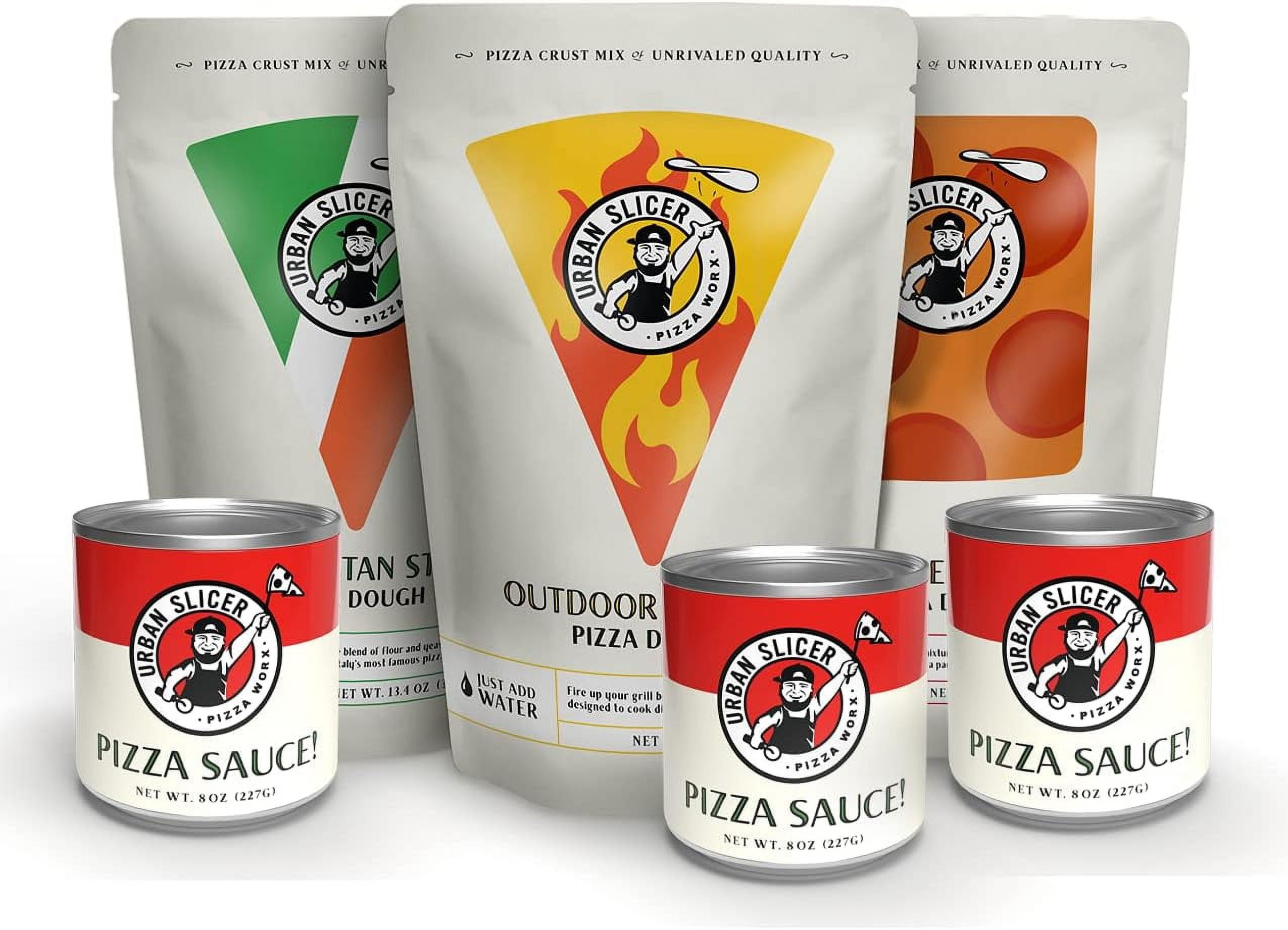 Pizza Worx - Pizza Kit - The WORX Variety Kit - 3 Crusts - 3 Sauces ...