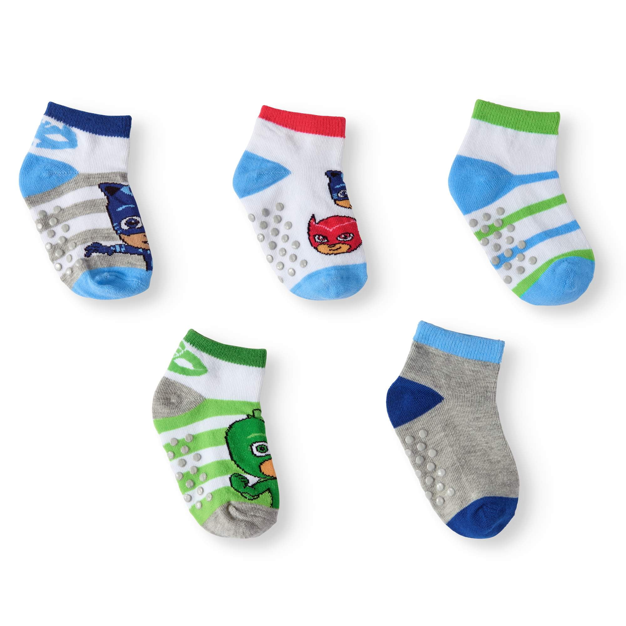 Pj Masks Baby toddler boy heroes quarter socks, 5-pack - Walmart.com
