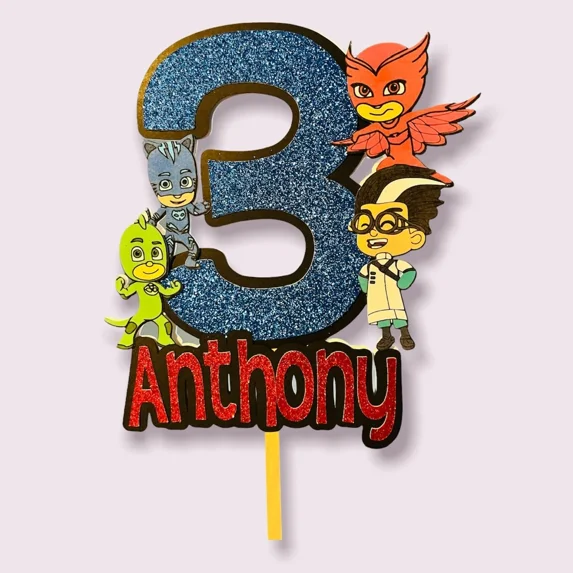 Pj Masks Cake Topper - Walmart.com