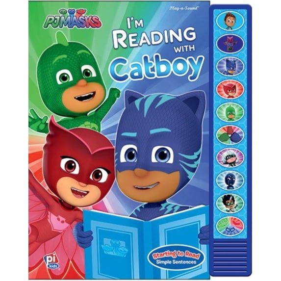 PI Kids, Pj Masks: I'm Reading with Catboy Sound Book, Paperback ...