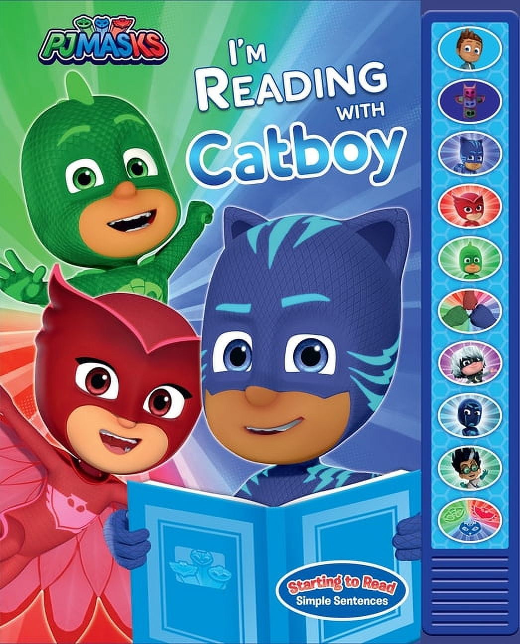 Pj Masks: I'm Reading with Catboy Sound Book, (Paperback) - Walmart.com
