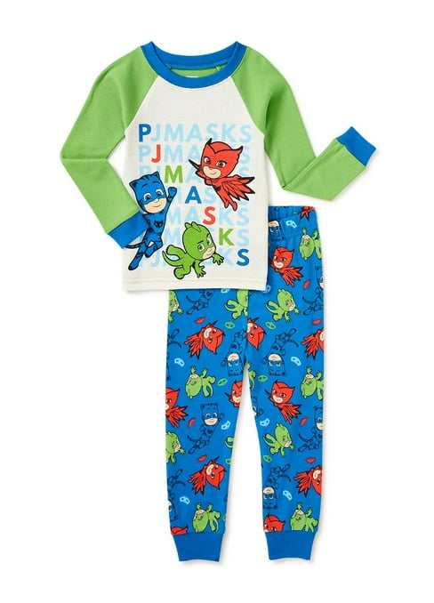 Pj Mask Toddler Boys Snug Fit Cotton Long Sleeve Pajamas, 2pc Set (2T-5T) - Walmart.com